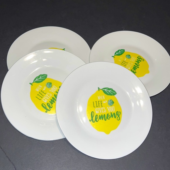 Source Unknown | Dining | New Set Of 4 When Life Gives You Lemons Side ...